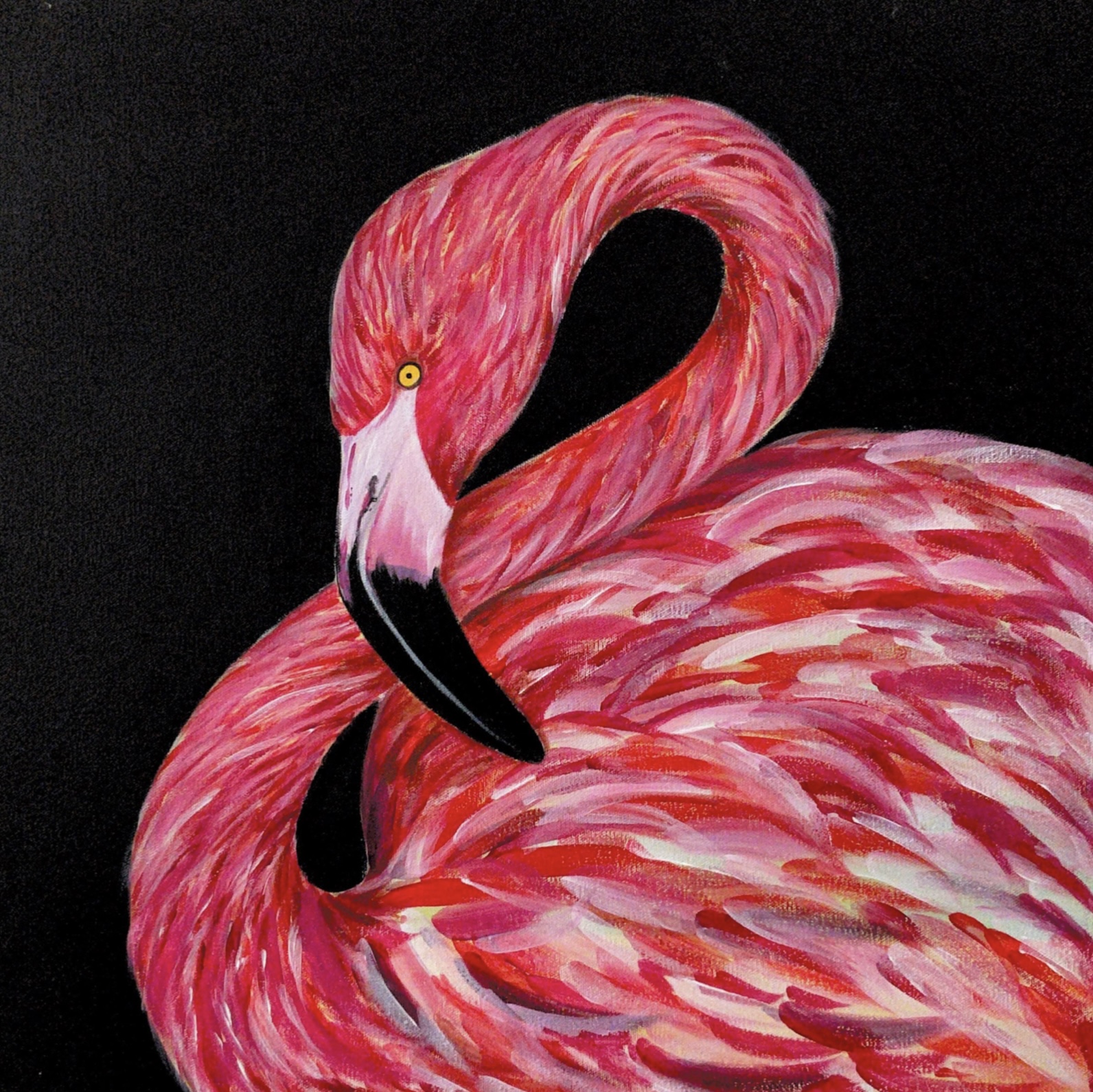Flamingo Pose - Artchic