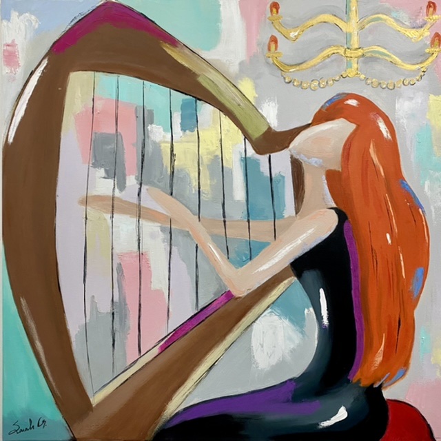 The harpist - Artchic