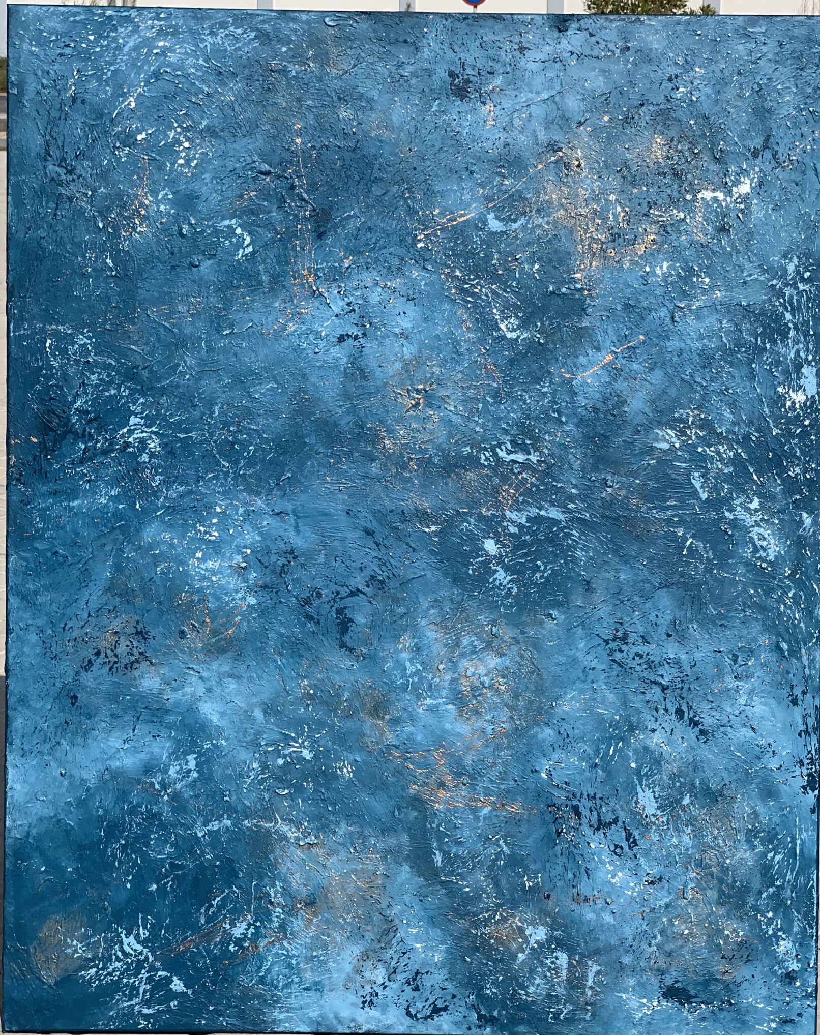 The blue gleaming sky - Artchic